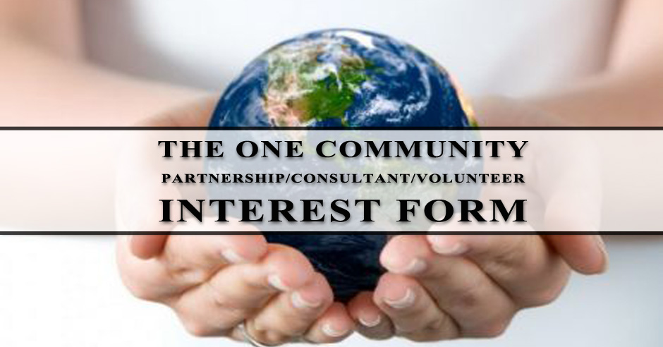 One Community Interest Form: Consultants | Volunteers | World-change People