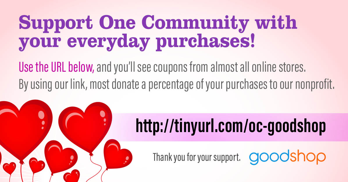 One Community Goodshop Valentines Day Promotion