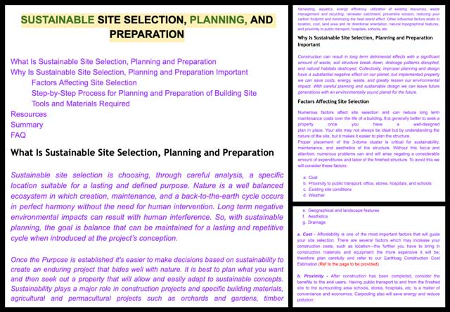 Creating a New Sustainability Path: 5 areas - One Community