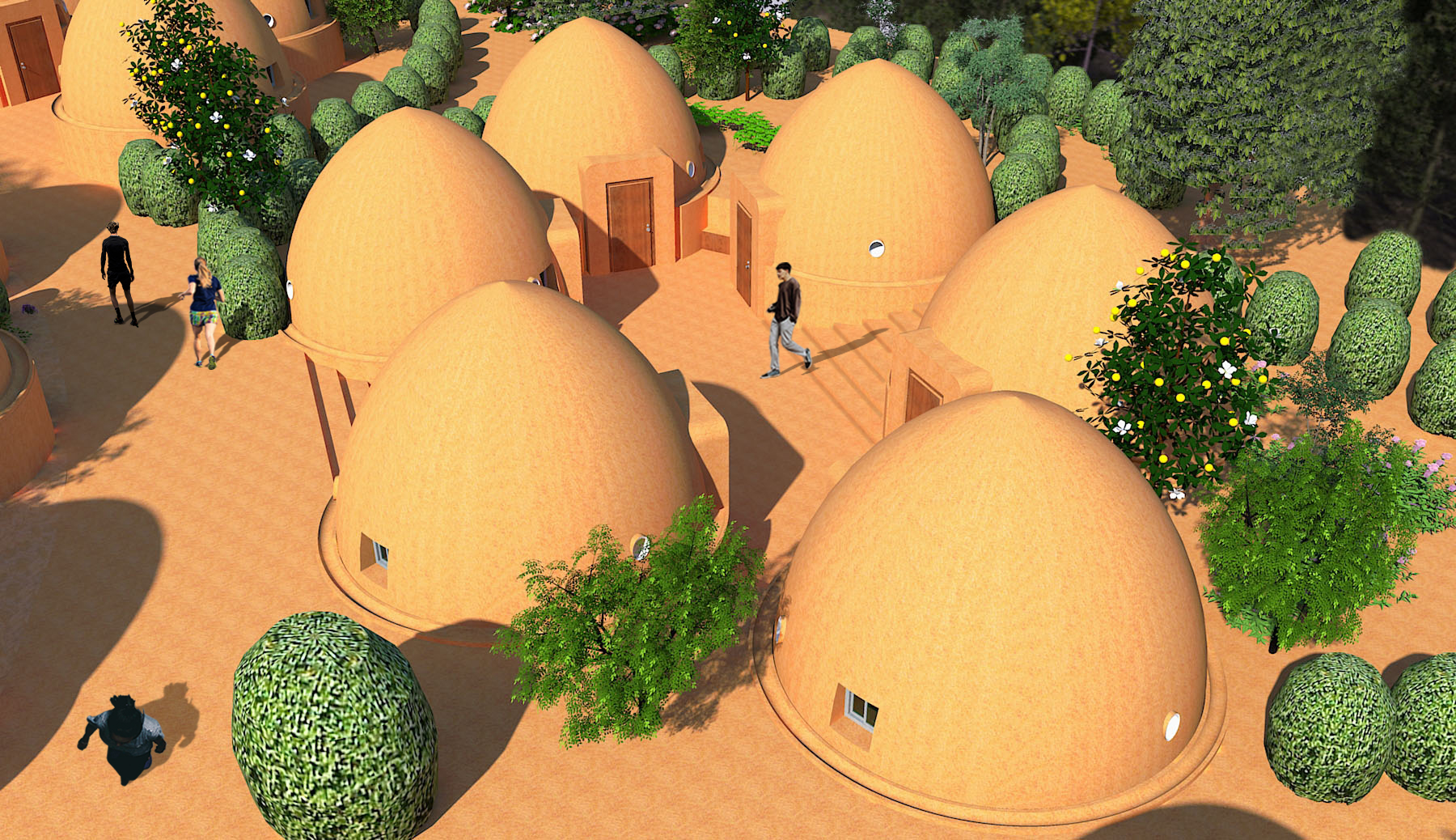 Earthbag Village - One Community Open Source Village 1