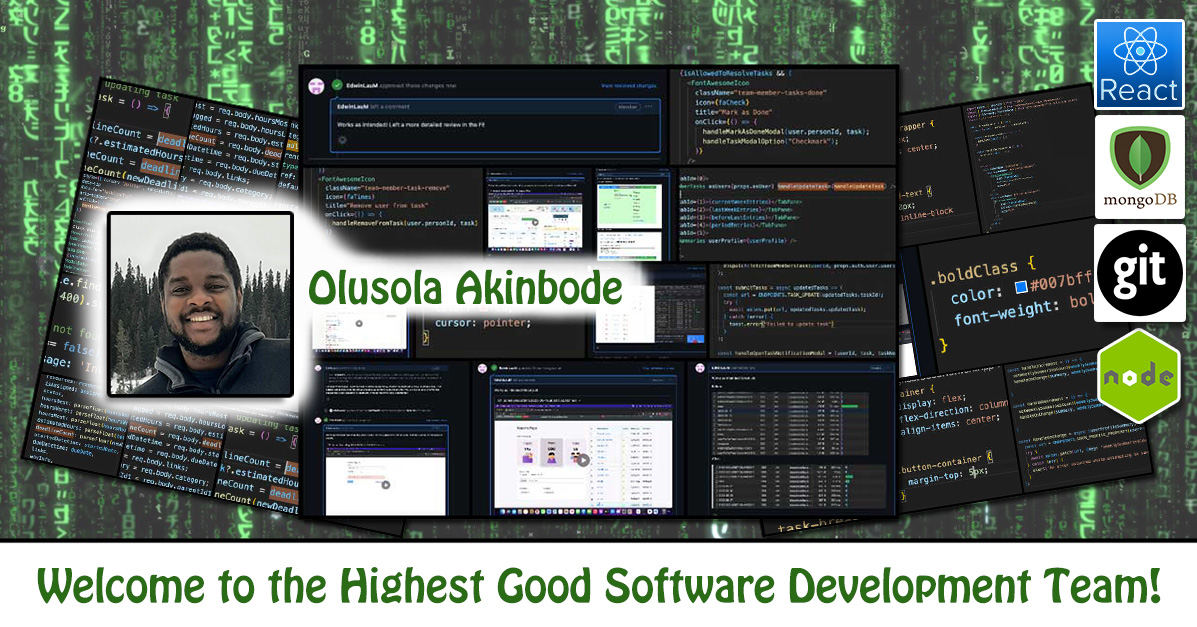 One Community Welcomes Olusola Akinbode to the Software Development ...