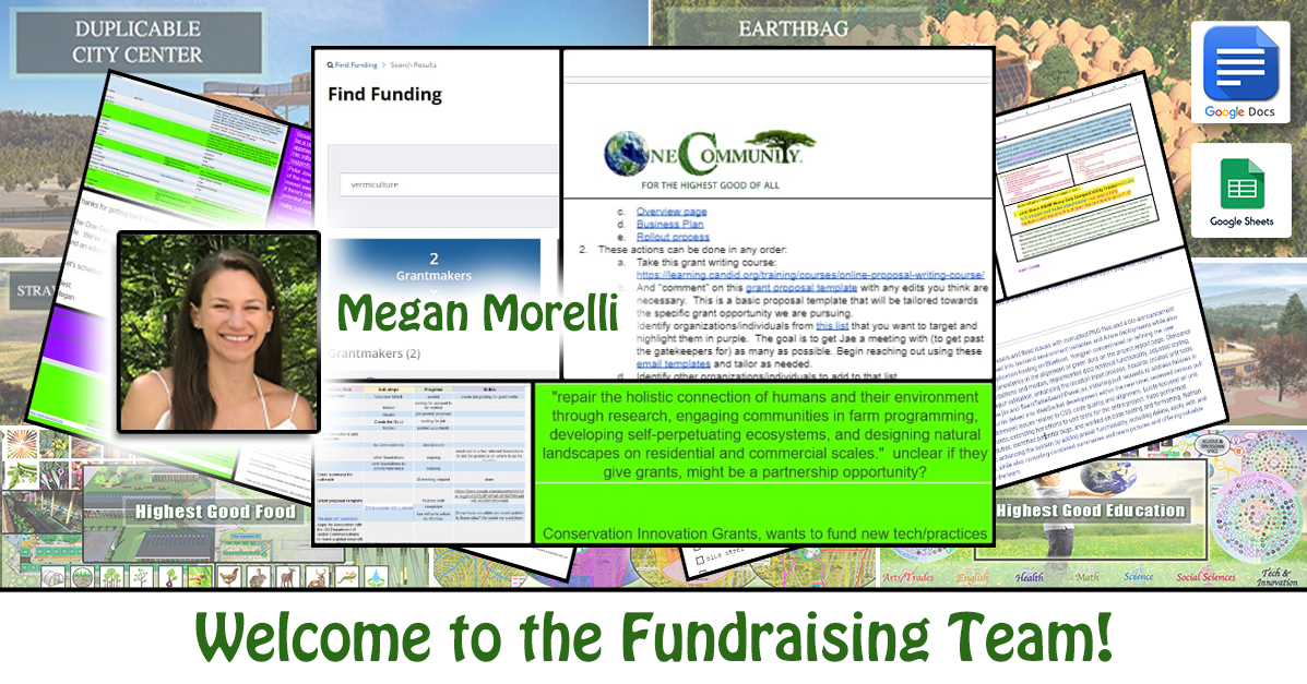 One Community Welcomes Megan Morelli to the Team!