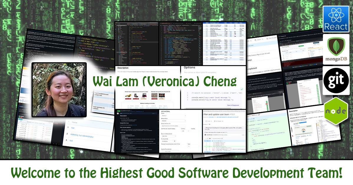 One Community Welcomes Veronica Cheng to the Team!