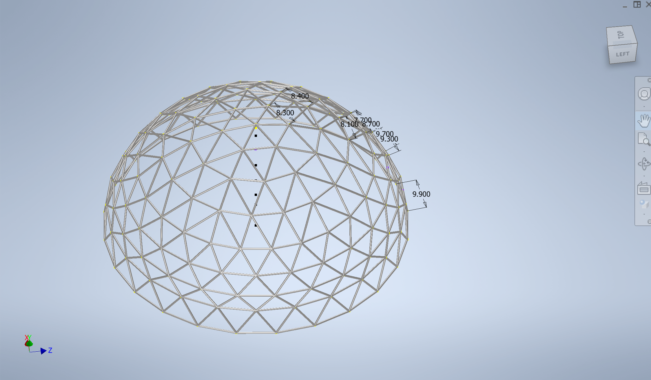 Duplicable City Center Dome-Hub Connector Engineering & Design