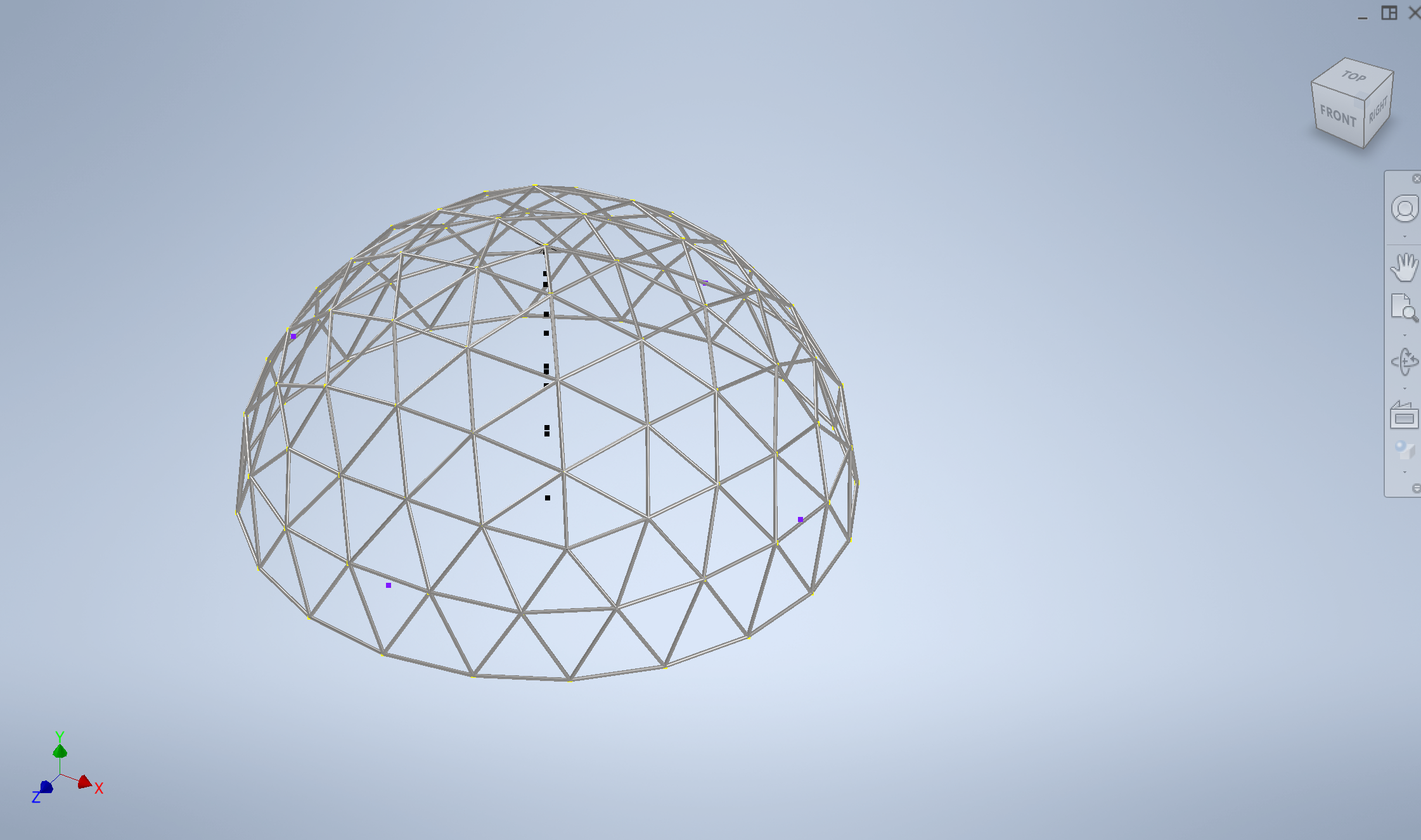 Duplicable City Center Dome-Hub Connector Engineering & Design