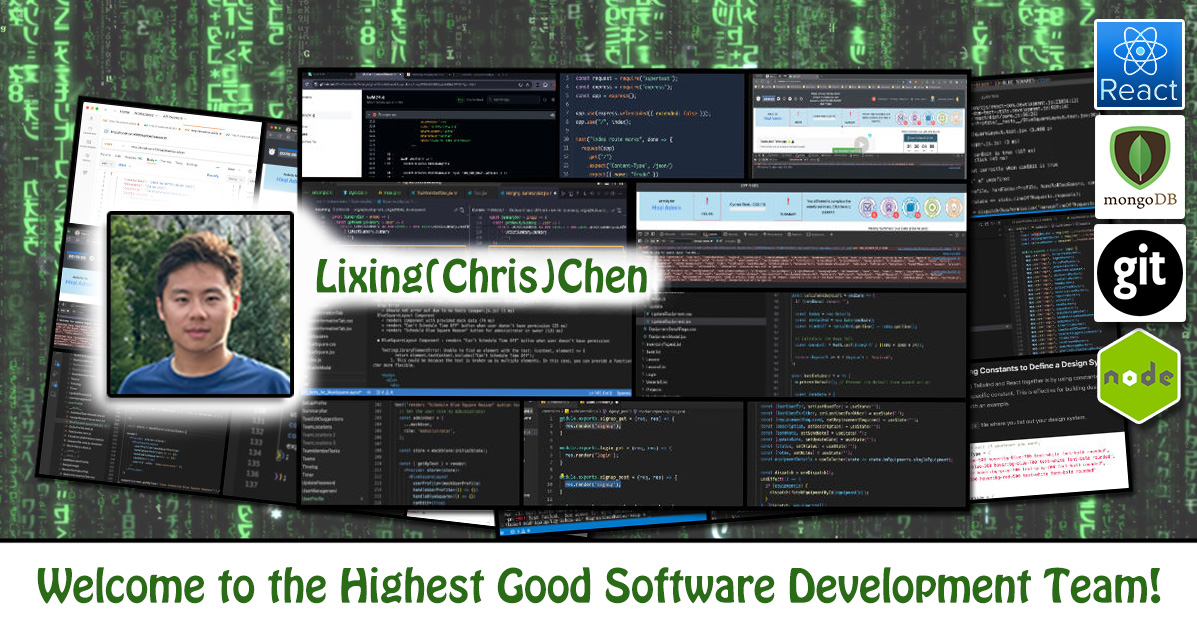 One Community Welcomes Chris Chen to the Software Team!
