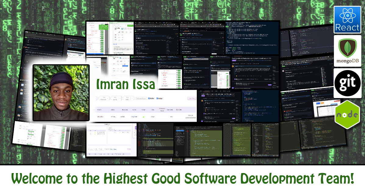 One Community Welcomes Imran Issa to the Software Team!