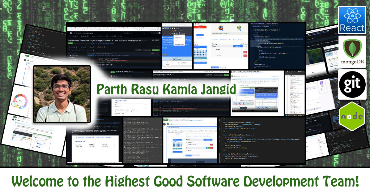 One Community Welcomes Parth Rasu Jangid to the Team!