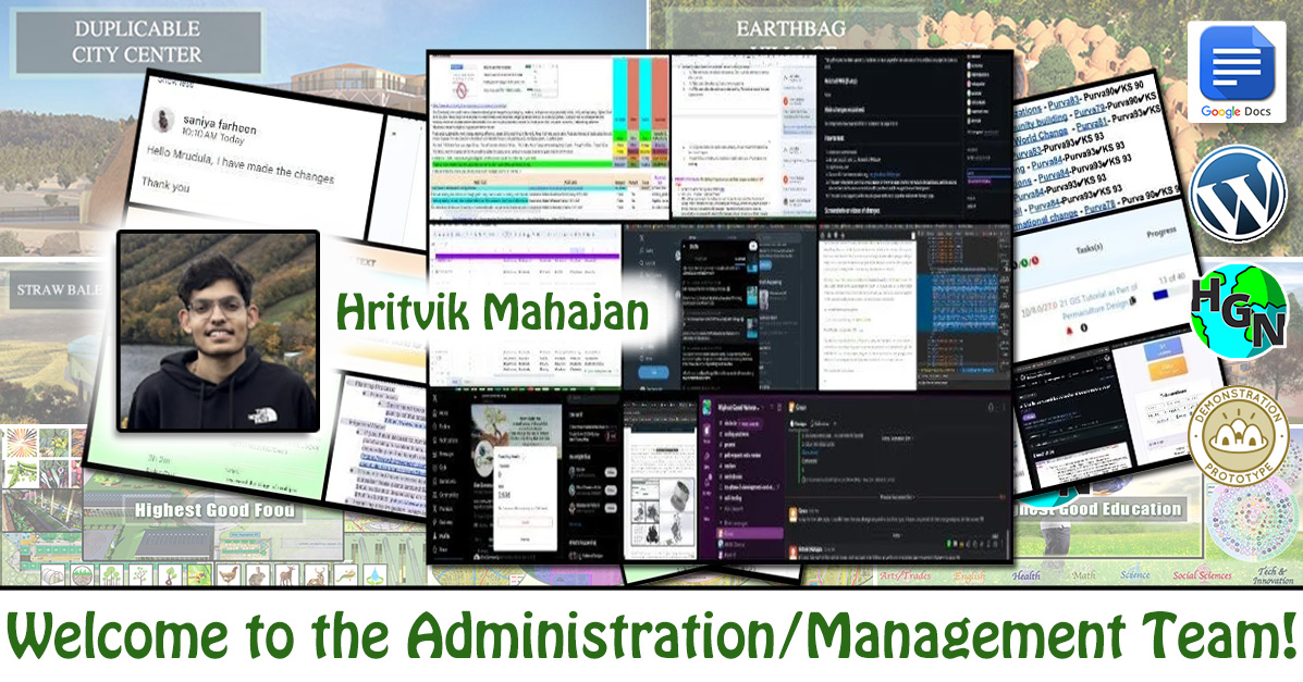 One Community Welcomes Hritvik Mahajan to the Admin Team!
