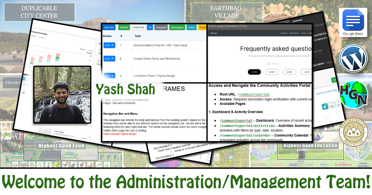 One Community Welcomes Yash Shah to the Team!