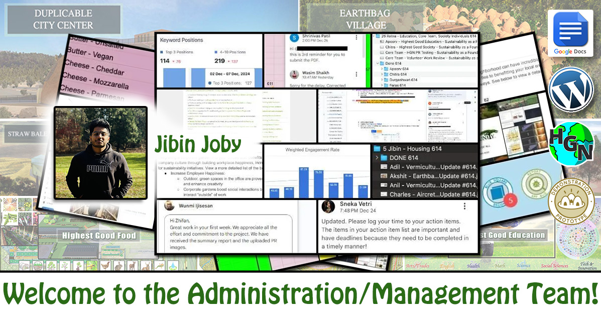 One Community Welcomes Jibin Joby to the Admin Team!